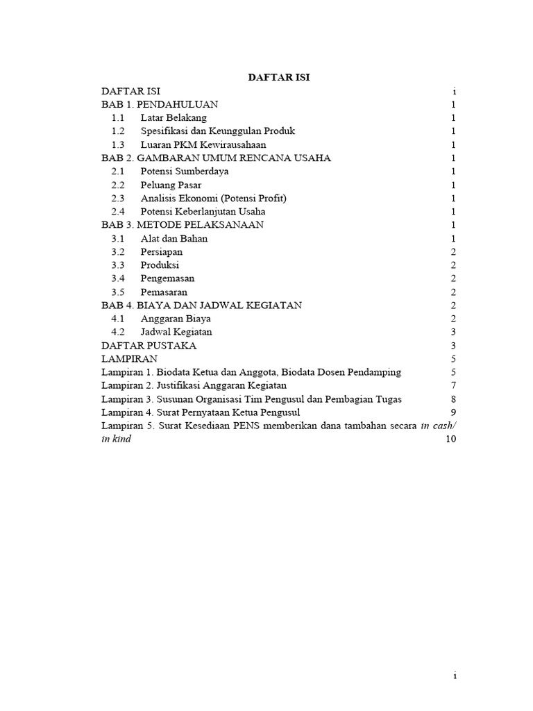 Template PKM-K 2024 | PDF
