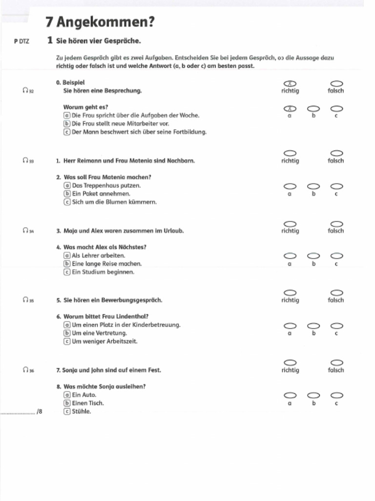 A2 Testheft Mit Prüfungsvorbereitung-30-33 | PDF