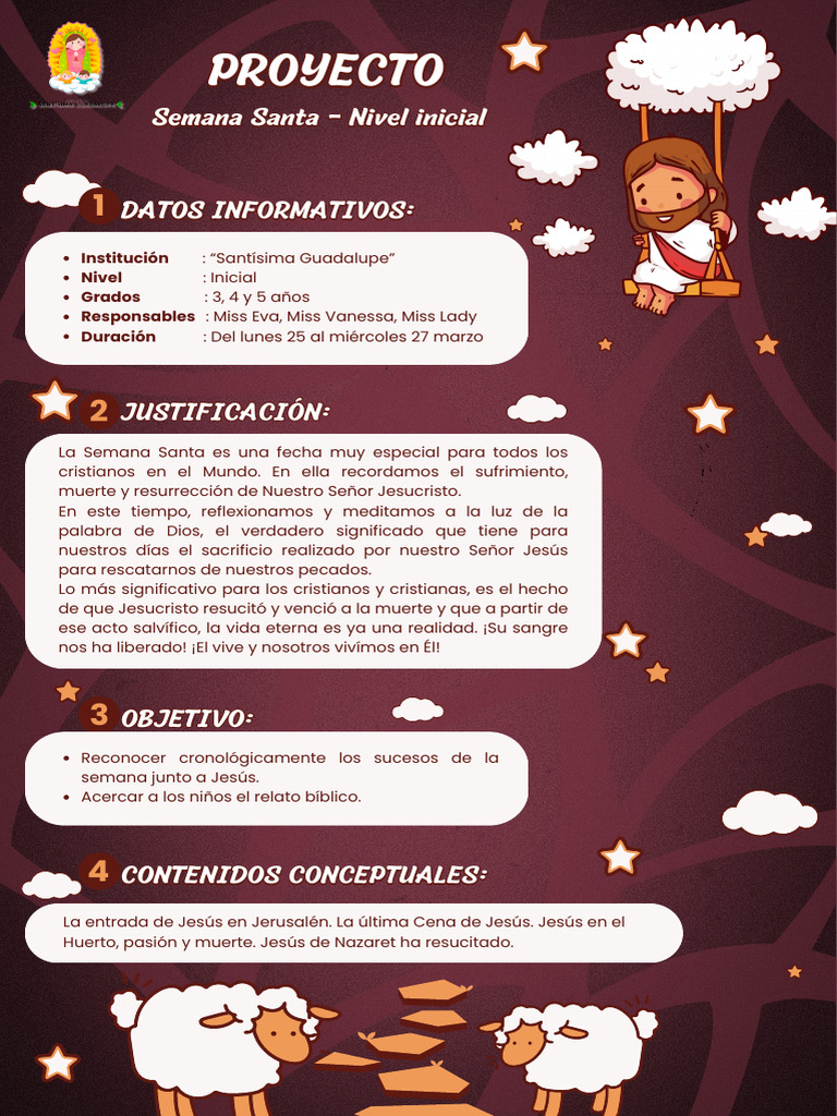 Proyecto Semana Santa-Inicial | PDF | La resurrección de Jesús | Jesús