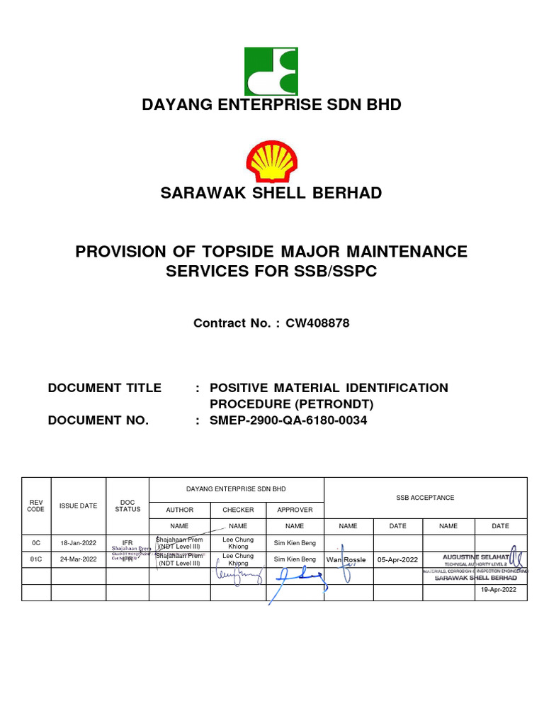 C48. SMEP 2900 QA 6180 0034 - PMI Procedure (PetroNDT) - Rev 01C ...