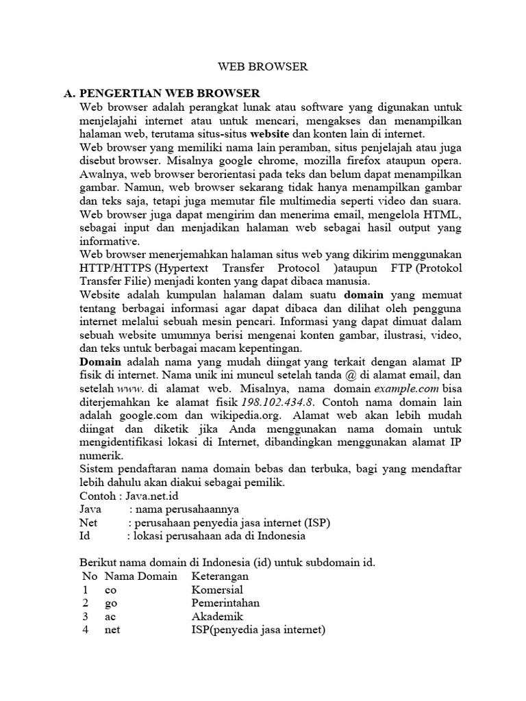 Web Browser, MS Word, CMS, Blog | PDF | Seni | Komputer