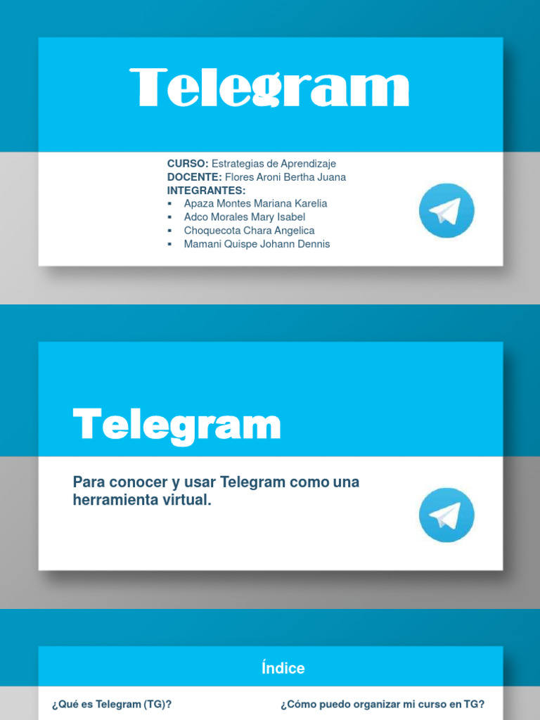Guía Completa sobre Telegram para Cursos | PDF | Chat en linea | Red ...