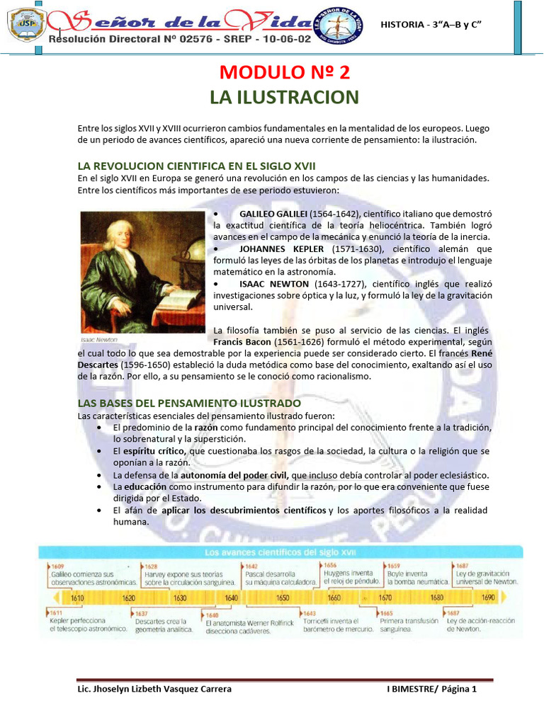 Modulo #2 - CC - Ss. Tercero - 2024 | PDF | dinastia Qing | Era de iluminacion