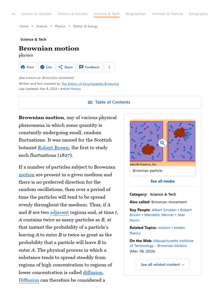Free Fall - Definition, Examples, & Facts - Britannica | PDF | Brownian ... Free Fall - Definition, Examples, & Facts - Britannica | PDF | Brownian ...