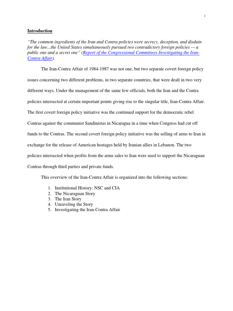 Brown - Understanding Iran Contra Affairs | PDF | Iran–Contra Affair ...