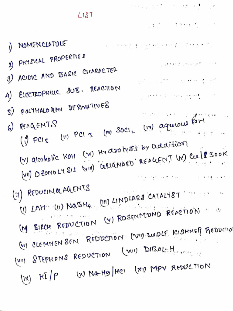 Key Name Reactions in Organic Chemistry | PDF | Organic Chemistry ...