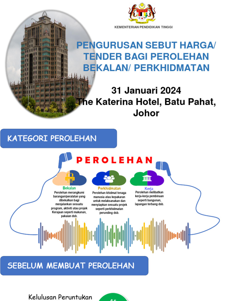 Pengurusan Sebut Harga Tender | PDF