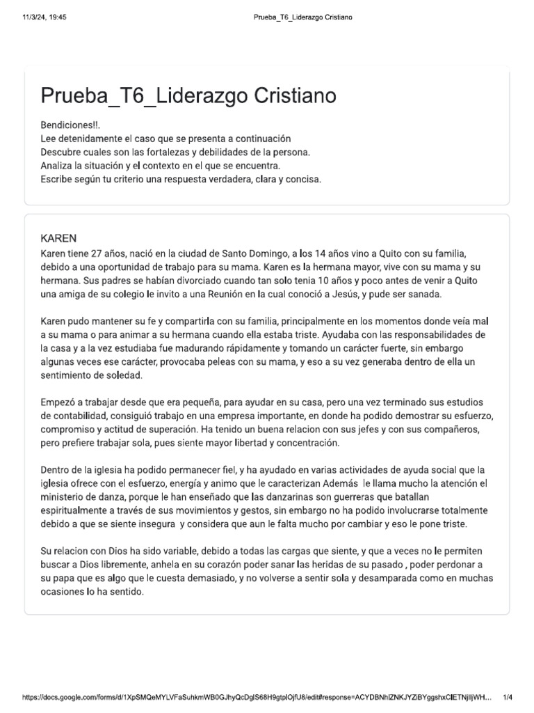 PRUEBA XIMENA T6 | PDF