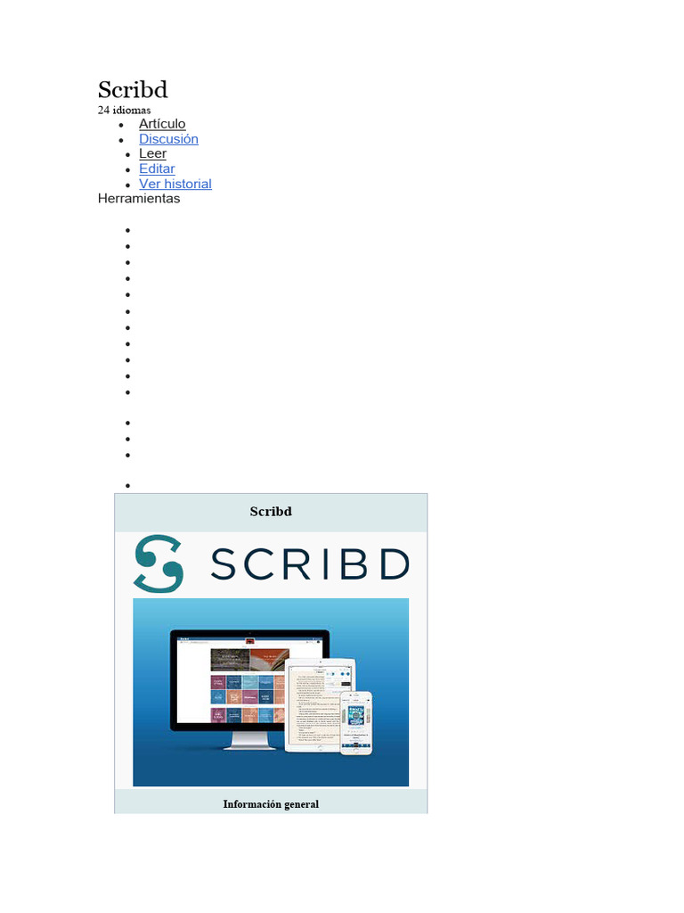 SCCRIB | PDF | Scribd | Informática
