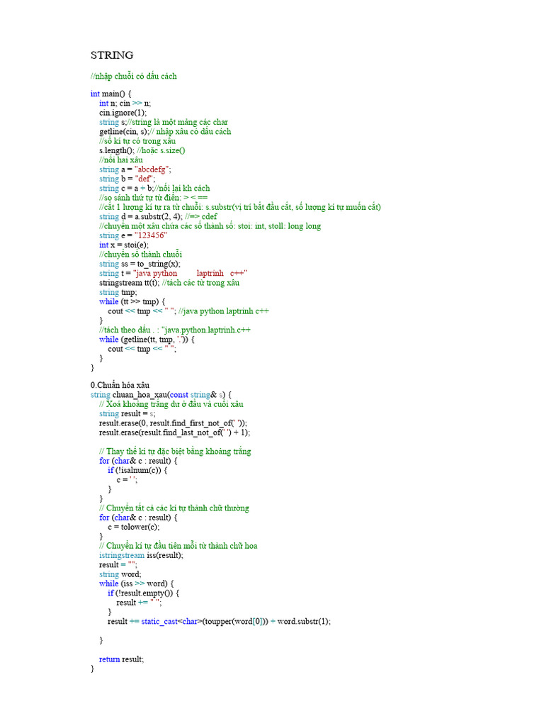 STRING | PDF