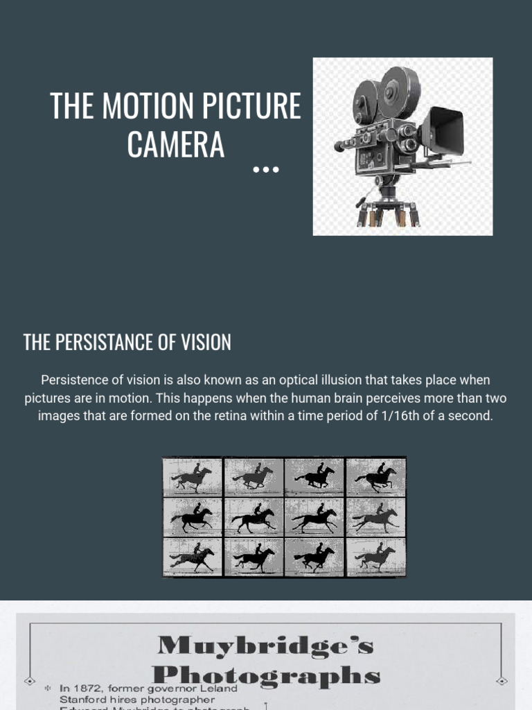 THE MOTION PICTURE CAMERA | PDF | Frame Rate | Film Frame