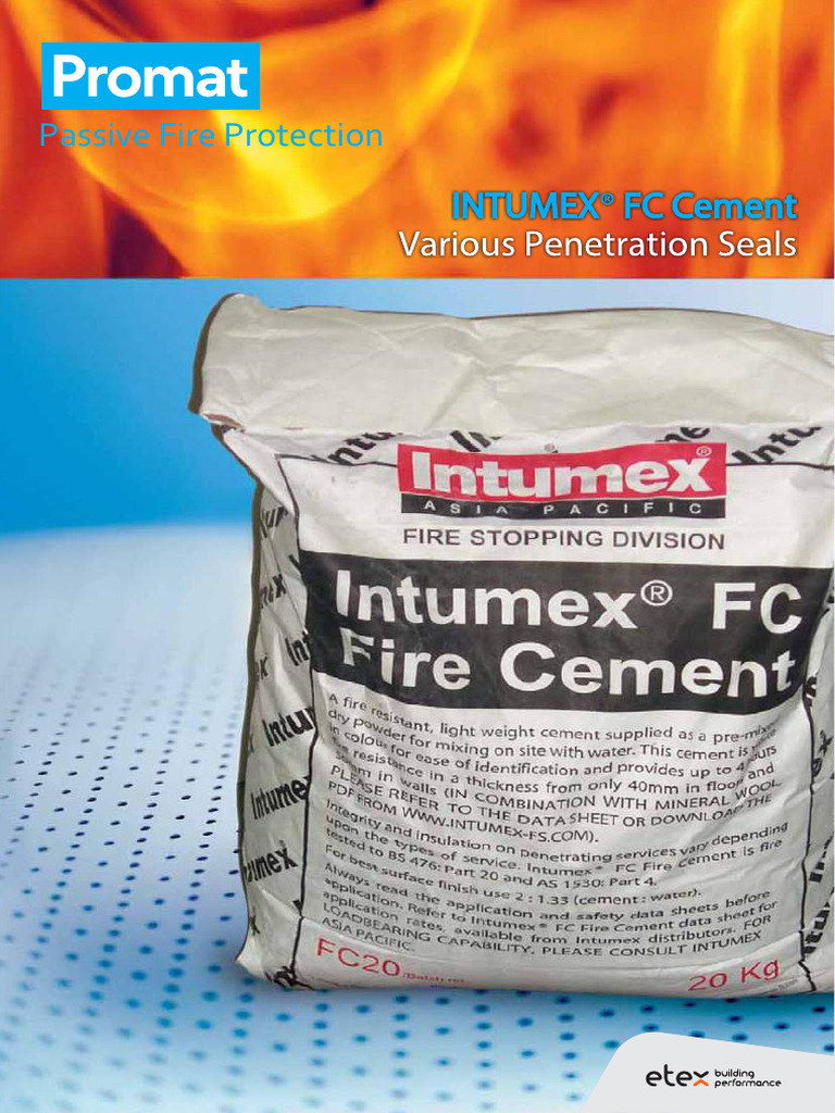Catalog Intumex FC Cement (2019) - CEMENT | PDF | Concrete | Cement