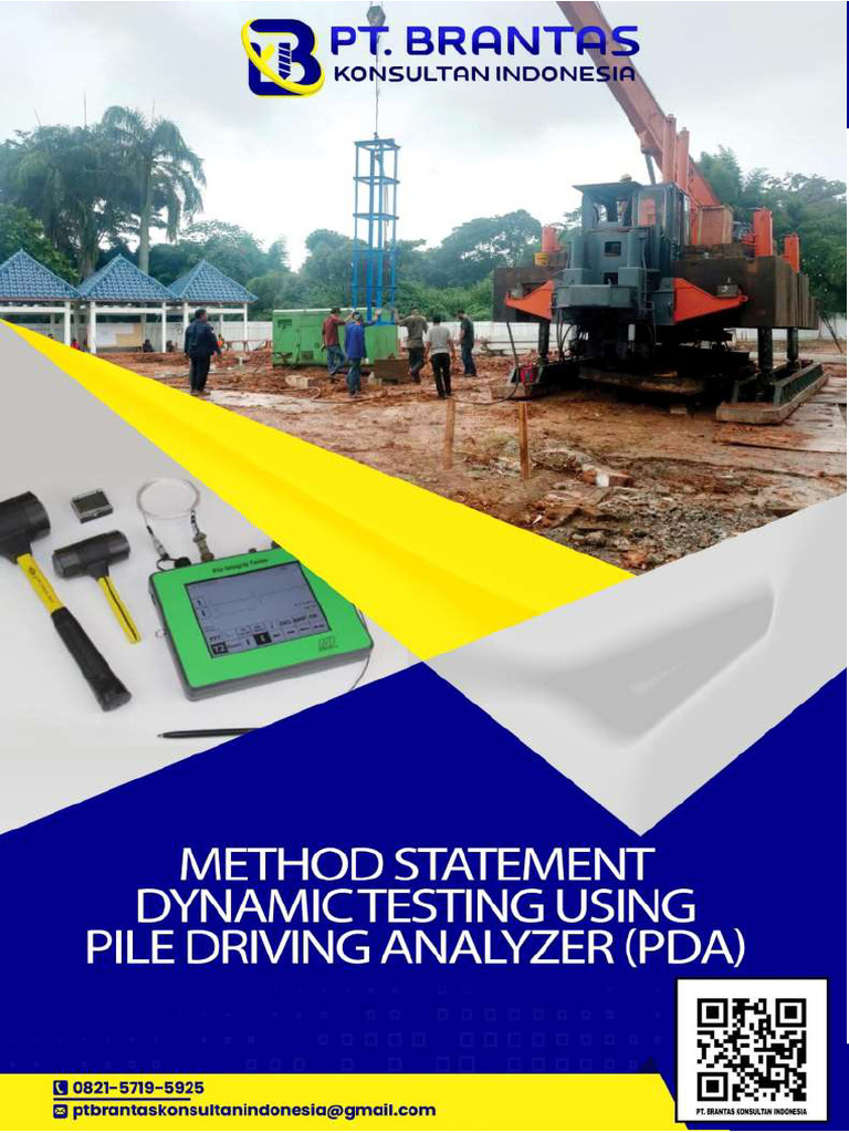 Metode PDA PT - Brantas | PDF