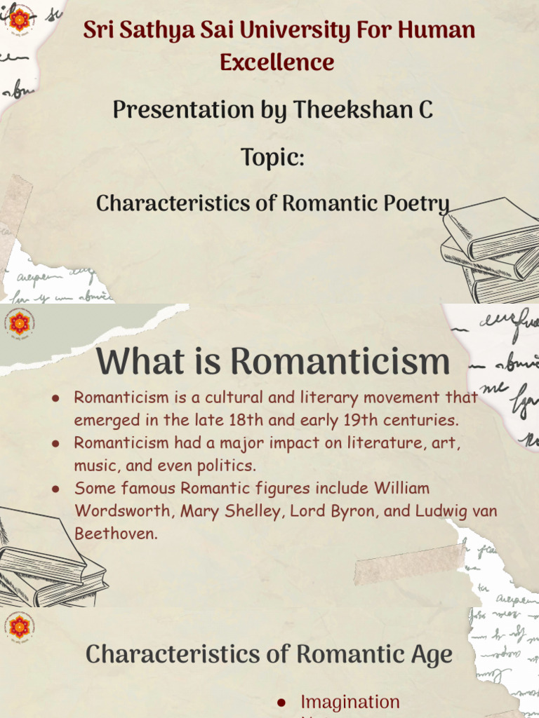 Characteristics of Romantic Poetry | PDF | Romanticism | William Wordsworth