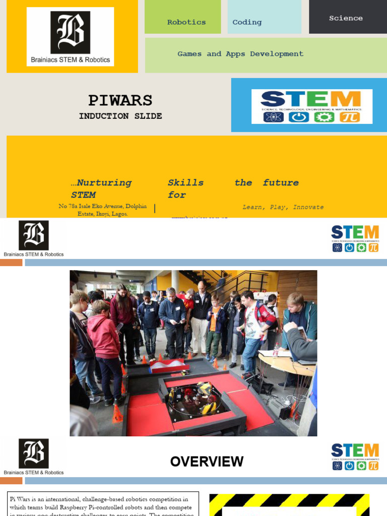 Piwars Induction Induction Slide | PDF | Robot | Robotics