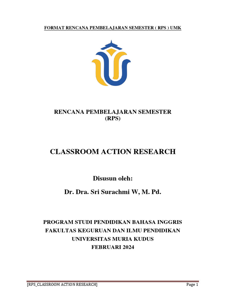 Merdeka - RPS - CPMK Mata Kuliah Car | PDF