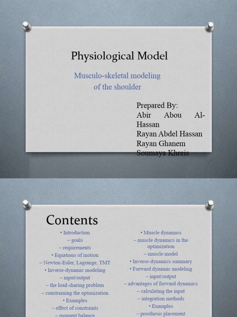 Shoulder Model2 | PDF | Mathematical Optimization | Classical Mechanics