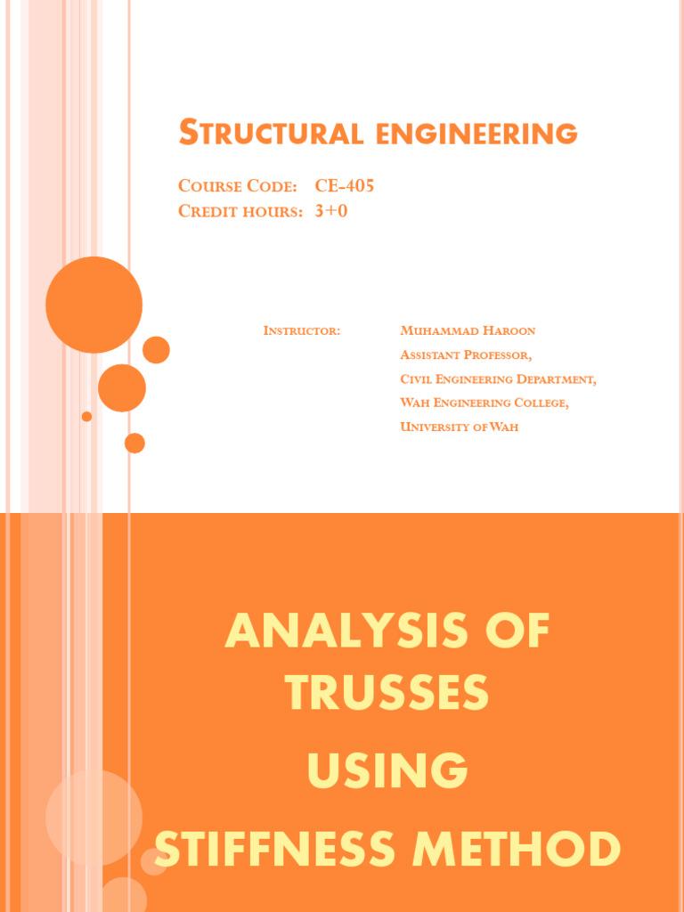 SE - Lect 08 - Truss | PDF | Matrix (Mathematics) | Mathematical Objects