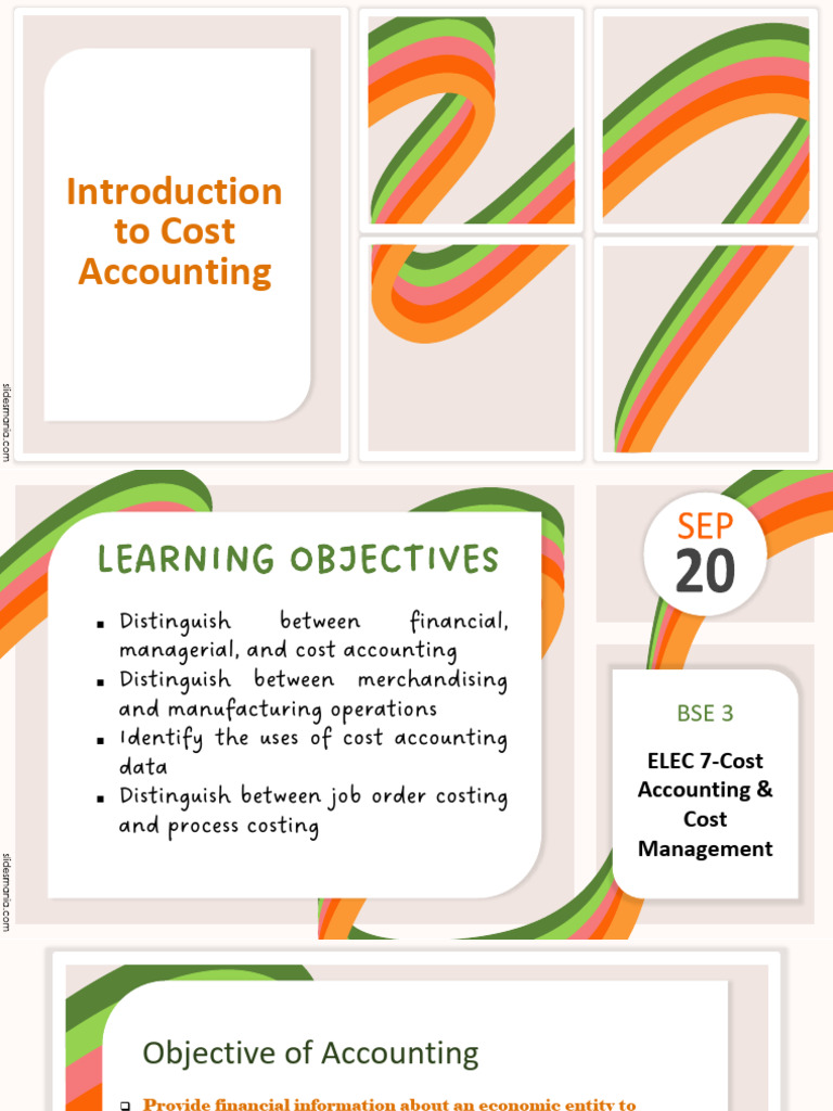 Chapter 1 Introduction To Cost Accounting | PDF | Cost Accounting | Cost