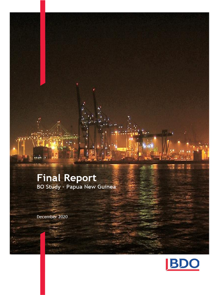 BDO - PNG-EITI-BO-Report-Final-version-20-12-20 Oil and Mining Act Legal | PDF | Private Law ...