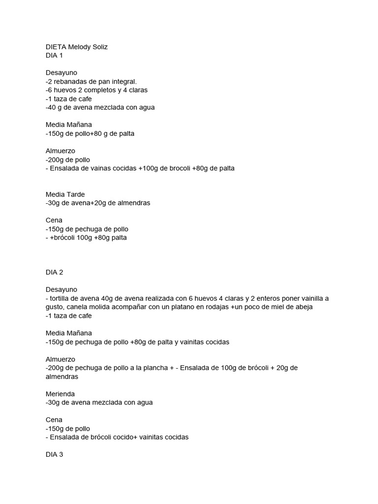 Melody Soliz | PDF | Almuerzo | Cocina occidental