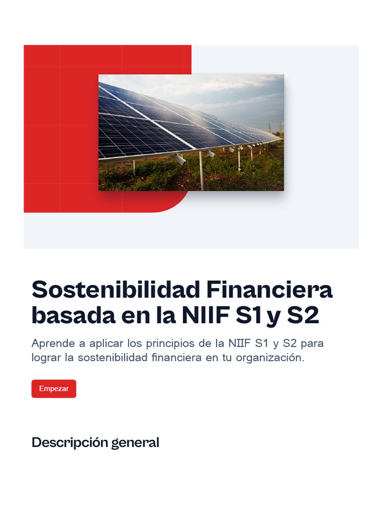 Curso de NIIF S1 y S2 para PYMES | PDF | normas internacionales de INFORMACION FINANCIERA ...