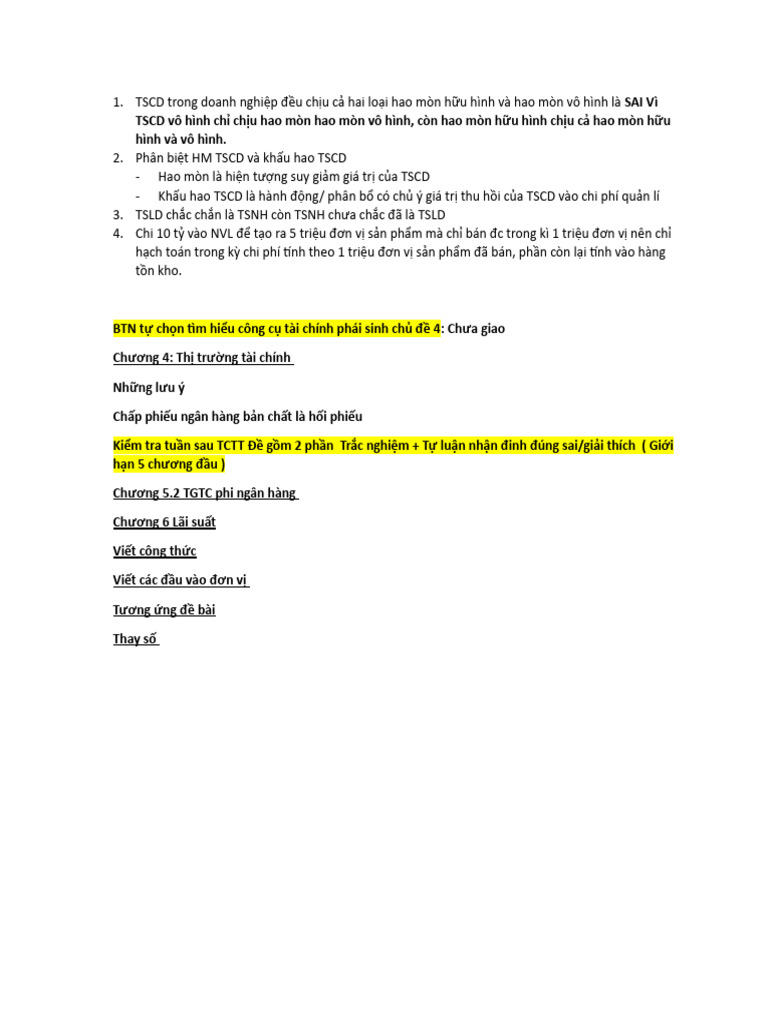 TSCD trong doanh nghiệp đều chịu cả hai loại hao mòn hữu hình và hao ...