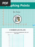 10 To 10 Coordinate Grid With Axes and Even Increments Labeled and Grid ...