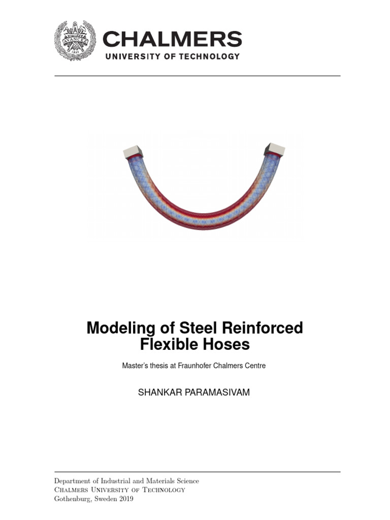 Modeling of Steel Reinforced Flexible Hoses | PDF