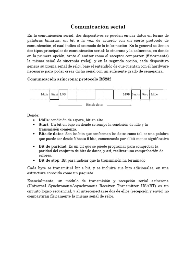 Comunicación Serial | PDF