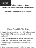 The Era of Sheikh Khalifa & Sheikh Hamad | PDF | Qatar | Government