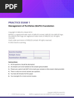MoP Practice Exam 2 - Question Booklet | PDF | Project Management ...