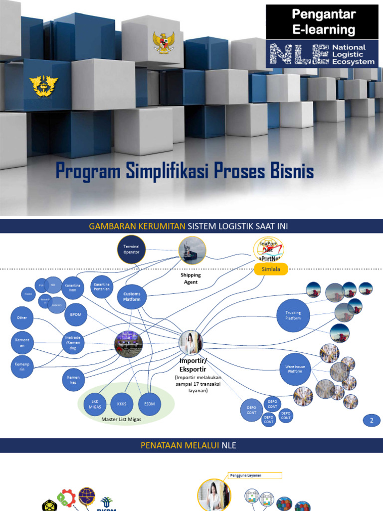 2a. Program Simplifikasi Proses Bisnis Nle | PDF