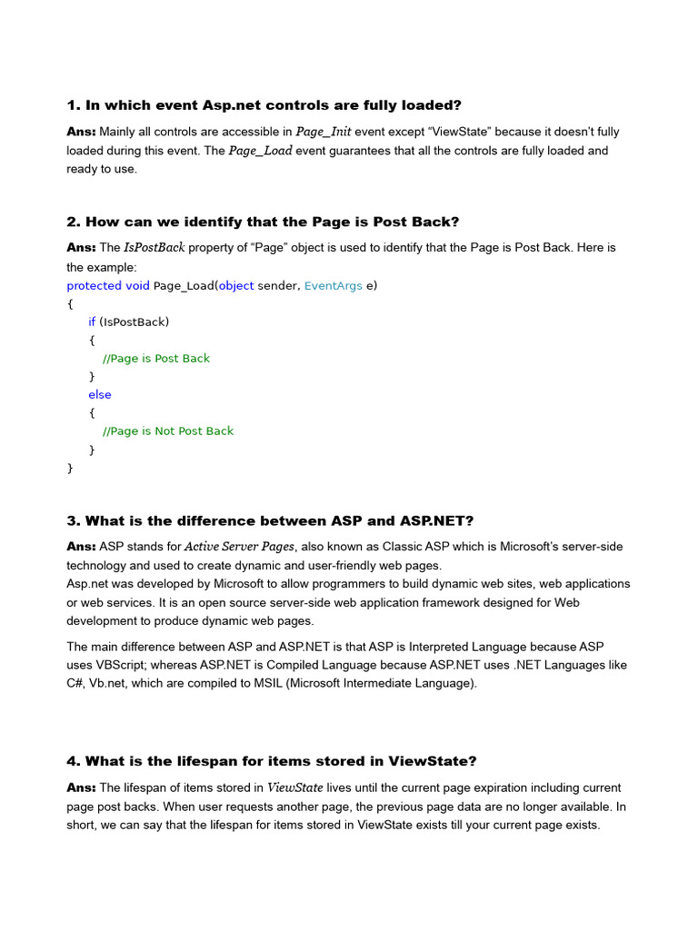Page - Load Event Guarantees That All The Controls Are Fully Loaded and ... Page - Load Event Guarantees That All The Controls Are Fully Loaded and ...