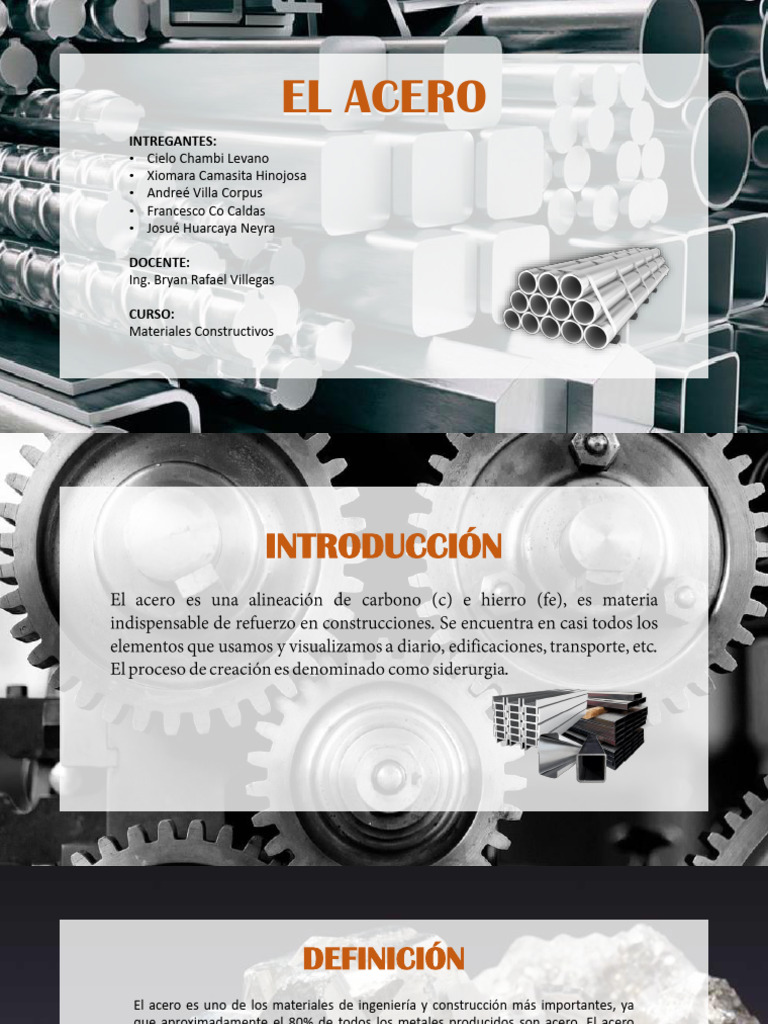 EL ACERO | PDF | Acero | Aleación