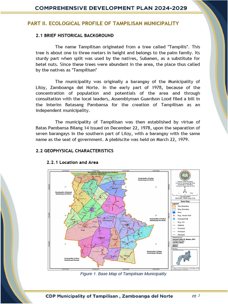 Tampilisan Municipality Ecological Profile | PDF | Family Planning ...