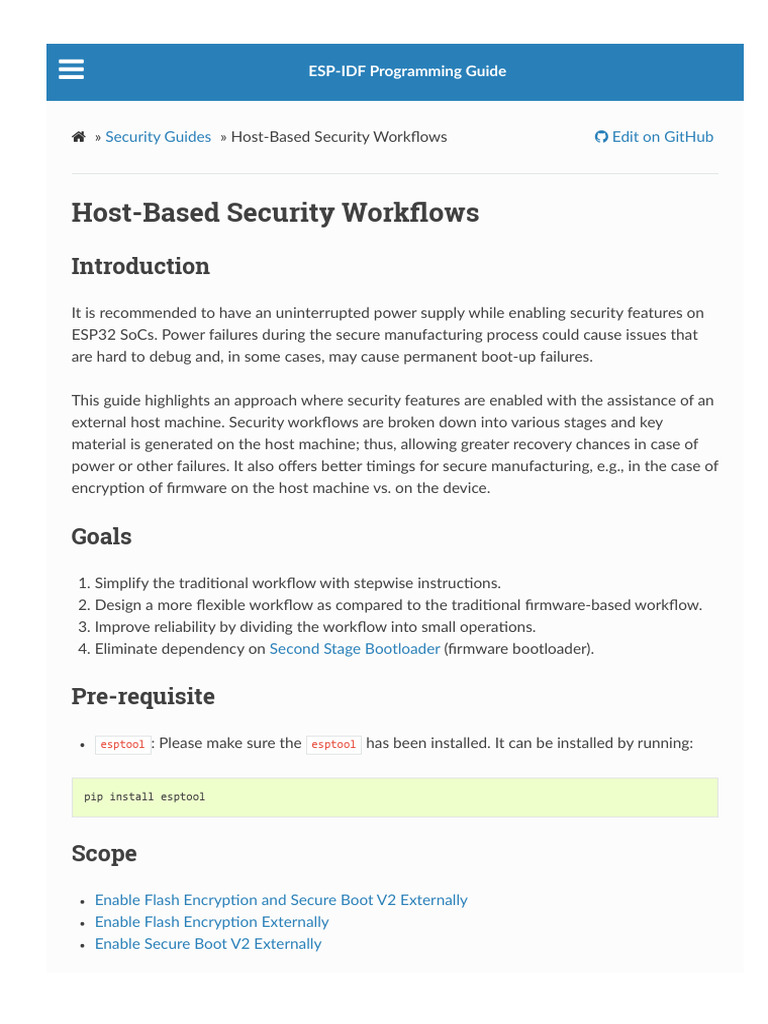 HostBaseEncryption ESP32 | PDF | Booting | Encryption