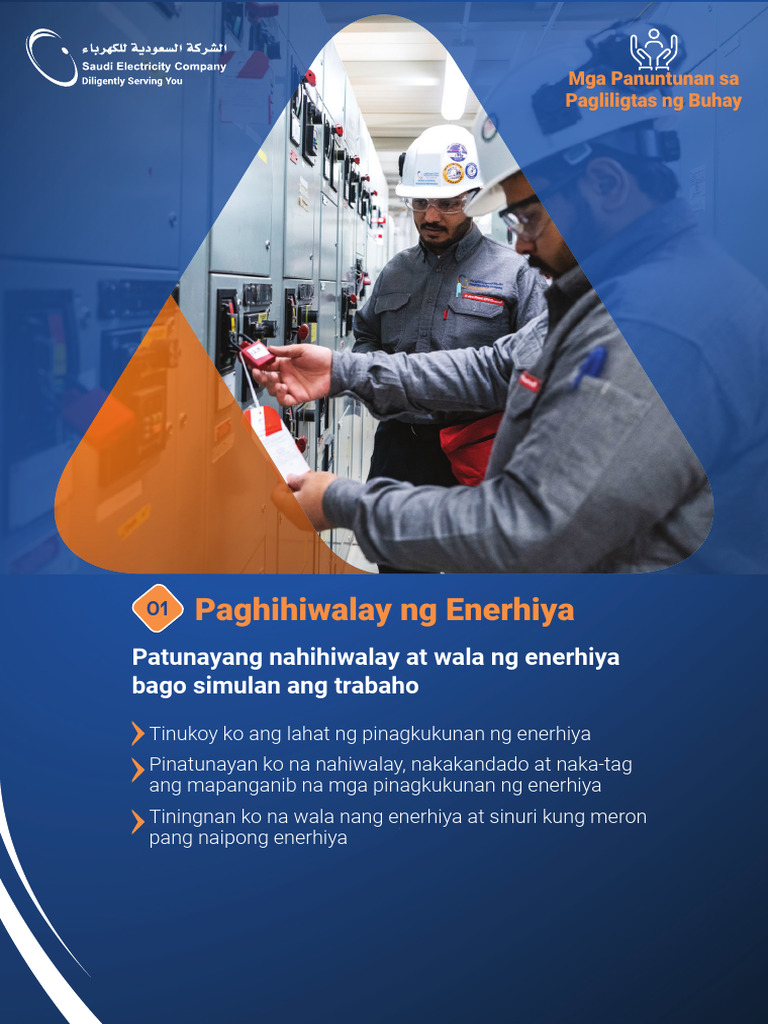 Life Saving Rules Poster in Tagalog | PDF