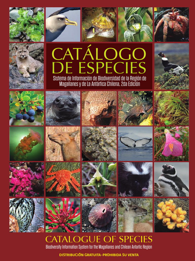 Libro Catalogo de Especies | PDF | Chile | Ciencias de la Tierra
