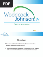 Woodcock Johson IV Training Manual PDF | PDF | Educational Assessment ...