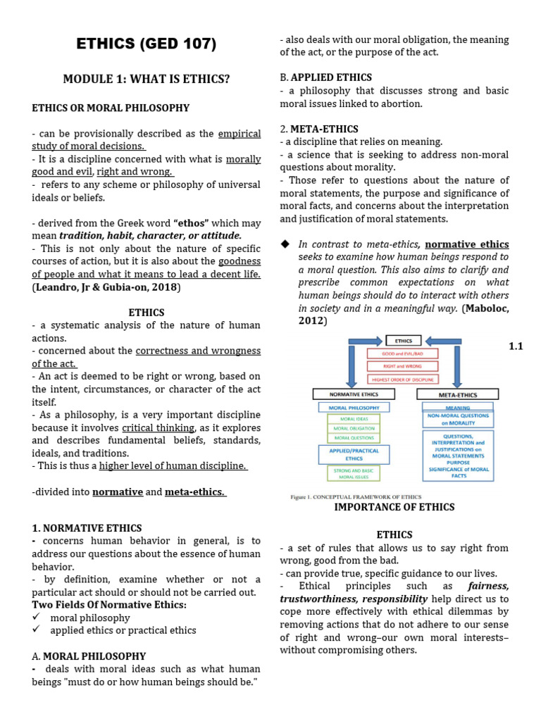 ETHICS MIDTERM | PDF | Immanuel Kant | Social Psychology
