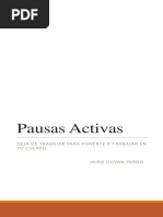 Programa de Pausas Activas | PDF | Estrés (biología) | Mano