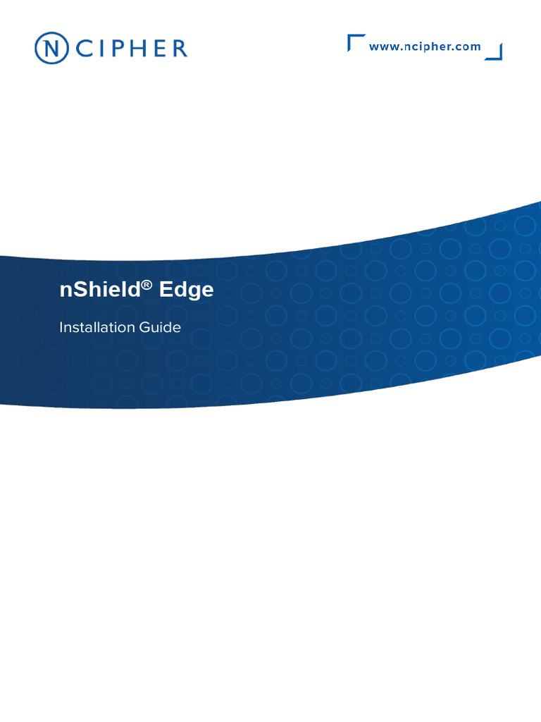 Installation Guide Nshield Edge 12.71 | PDF | Installation (Computer ...