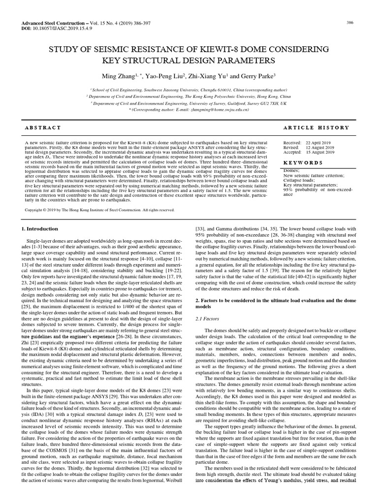 Vol15No4 9 | PDF | Strength Of Materials | Structural Load