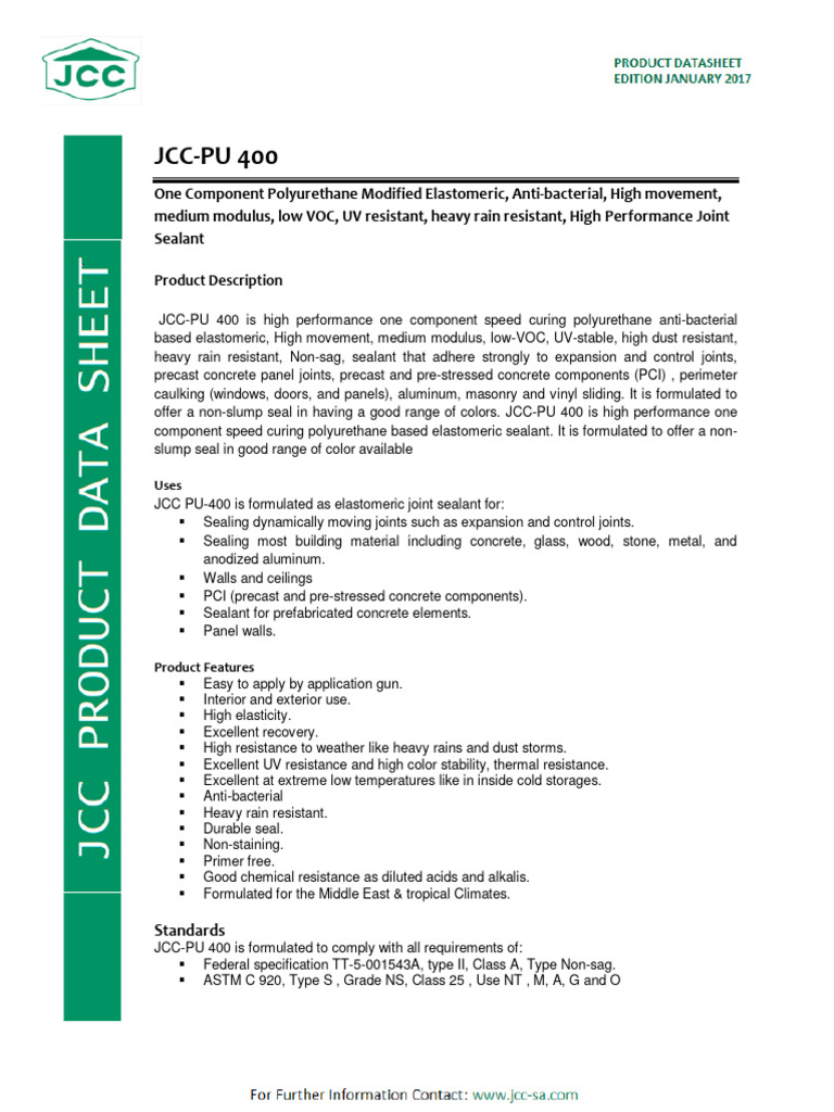 Jcc-Pu 400 | PDF