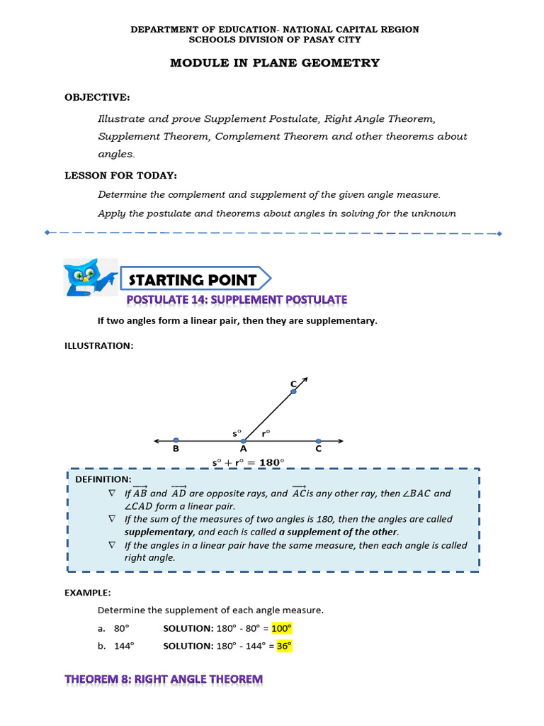 Angle-Theorems | PDF