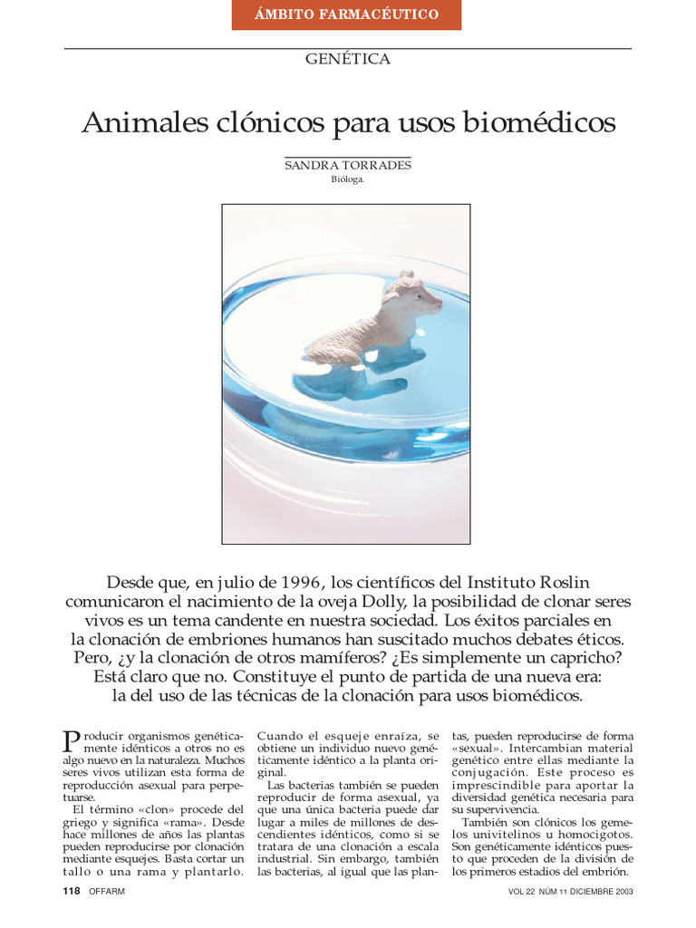 Inv 3 | PDF | Clonación | Reproducción