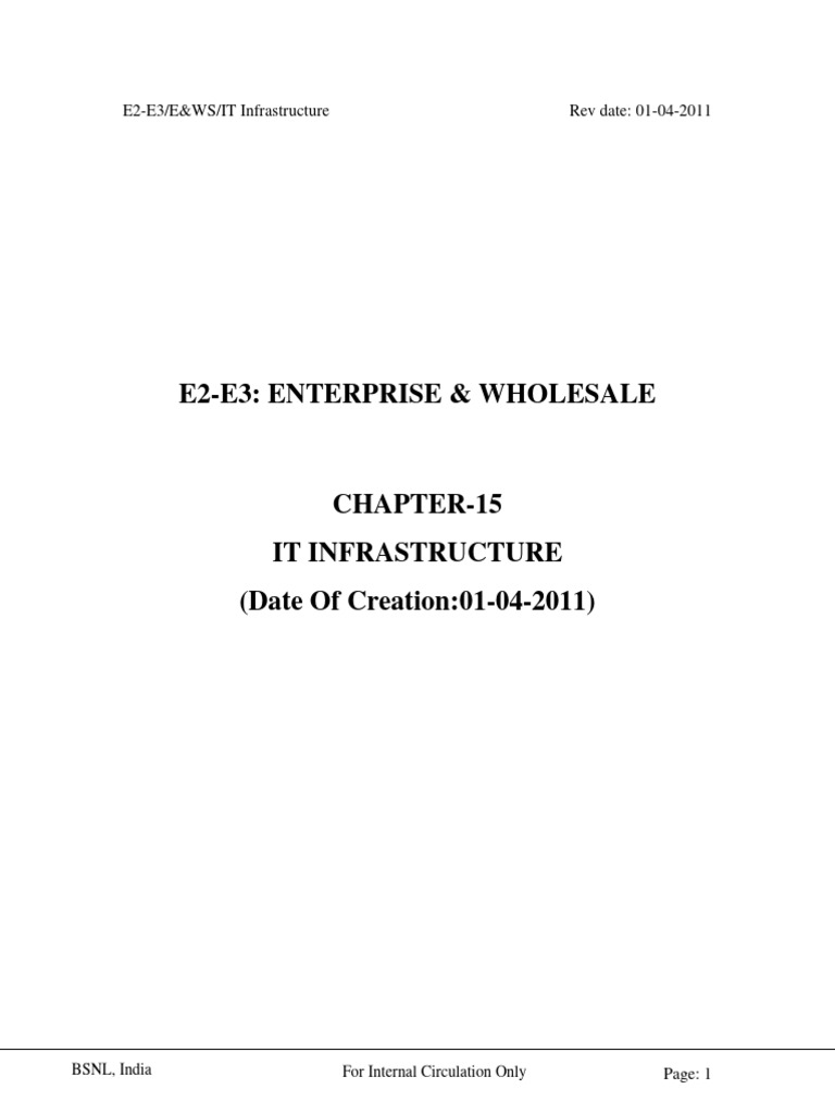 Chapter15.IT Infrastructure | PDF | Computer Network | Network Interface Controller