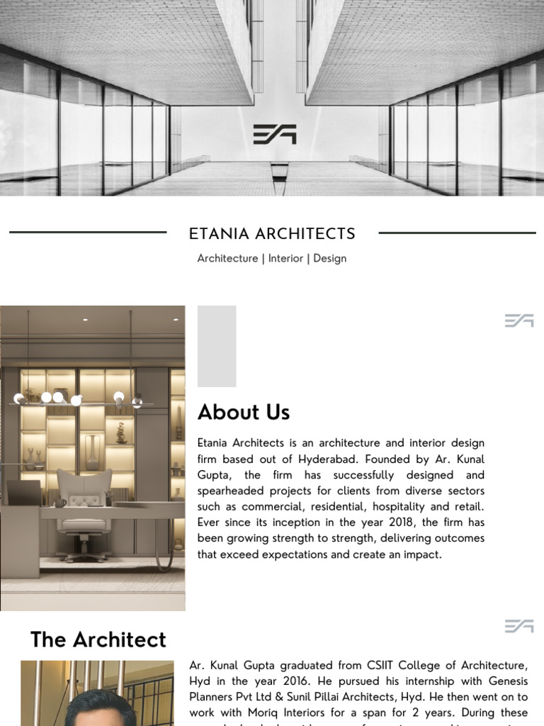 Etania Architects - Firm Profile | PDF