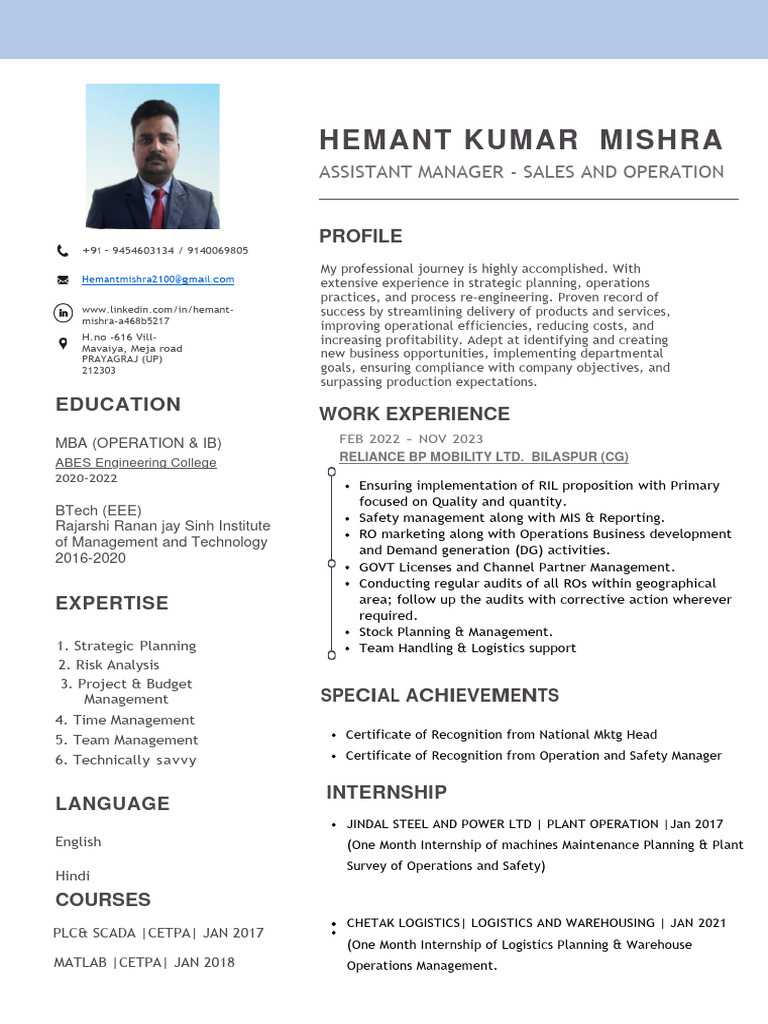 HEMANT Resume I | PDF